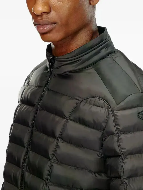 DIESEL® Zip-up Padded Jacket - Black