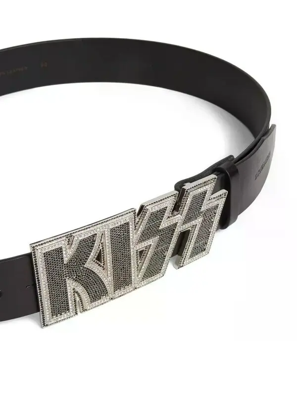 Dsquared2 Rhinestone-embellished Buckle Belt