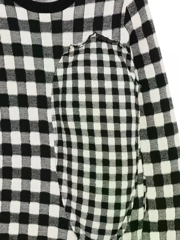 Comme Des Garçons Checked Jumper