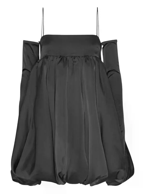 ROTATE BY BIRGER CHRISTENSEN Bubble Hem Midi Dress