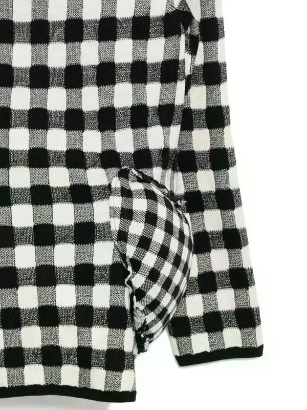 Comme Des Garçons Checked Jumper