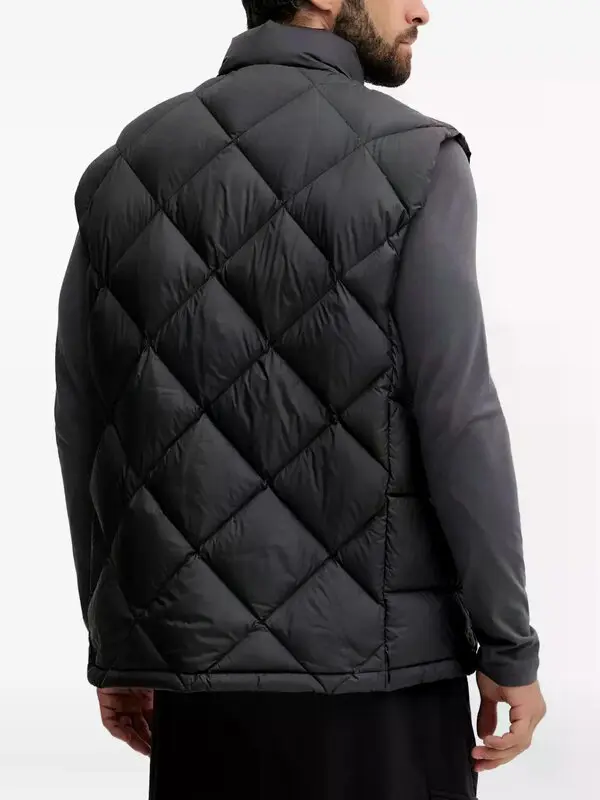 EA7 Logo-detail Quilted Gilet