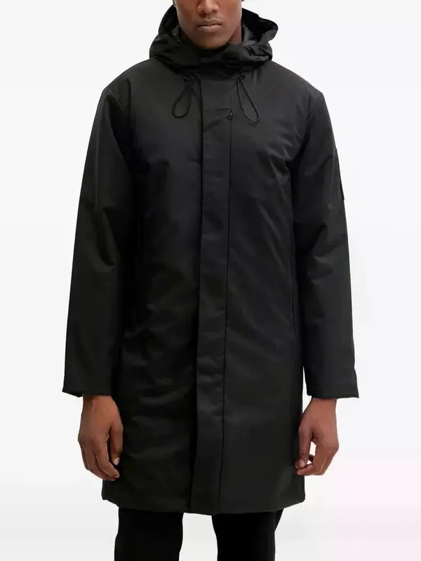 EA7 Zip-fastening Hooded Parka Coat