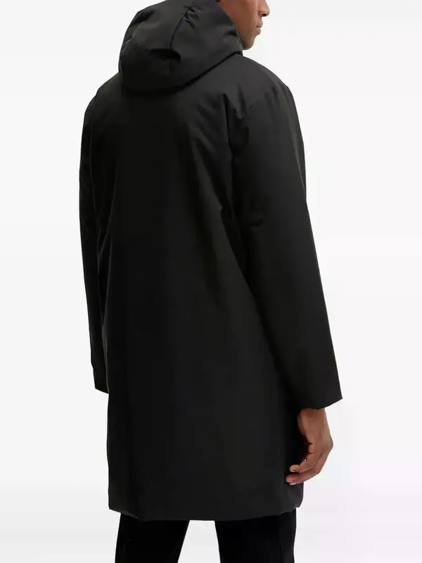 EA7 Zip-fastening Hooded Parka Coat