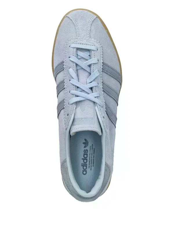 Adidas Three-stripe Lace-up Sneakers - Blue