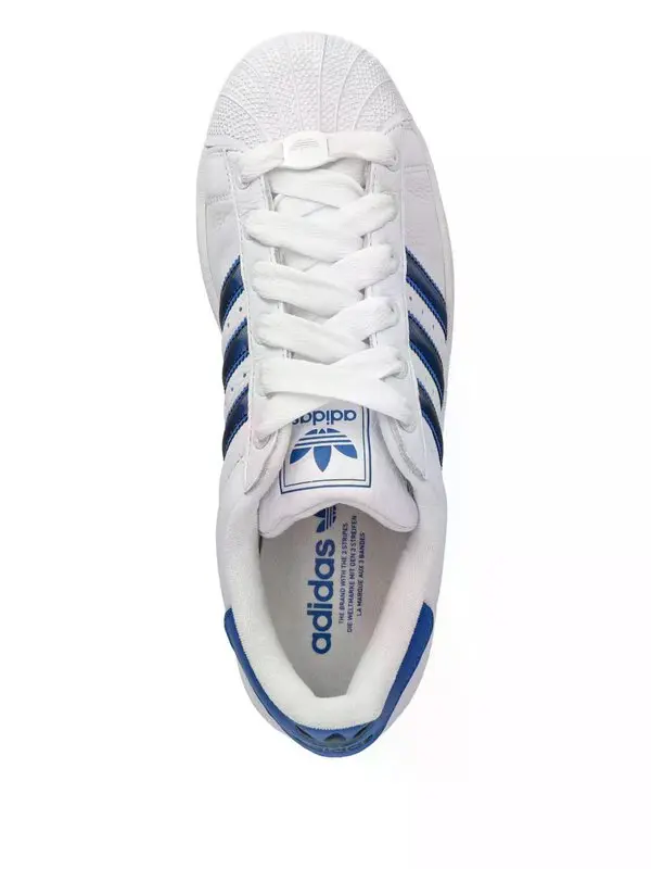 Adidas Superstar Ii Stripe Sneakers - White - 7% Off | Editorialist