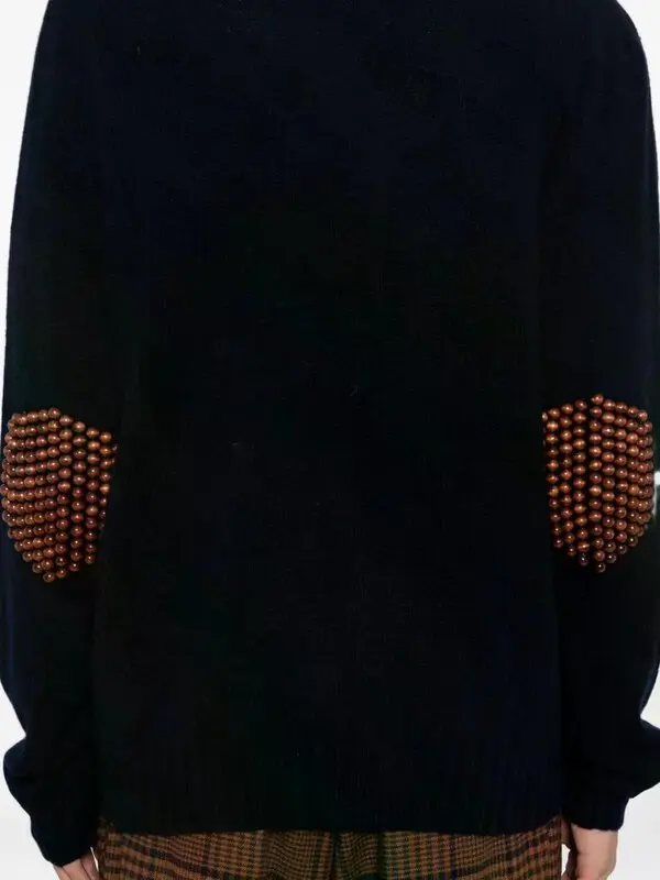 BLESS Sphere-pad Cardigan - Blue