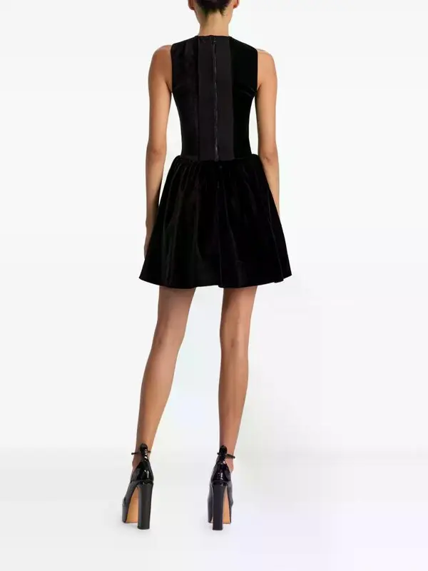Alice + Olivia Ella Embellished-heart Mini Dress