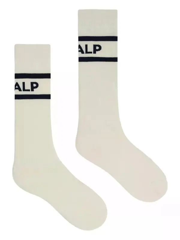 Fusalp Stripe-detail Logo-jacquard Socks