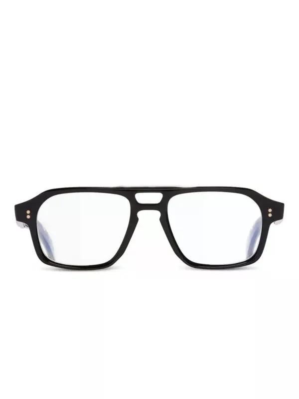 CUTLER & GROSS Geometric-frame Eyeglasses - Black