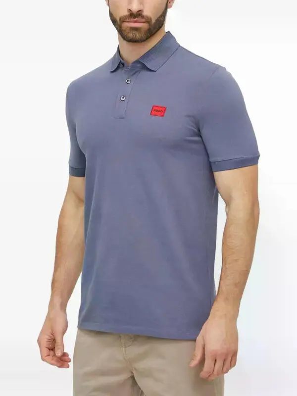 Hugo Button Logo Polo Shirt