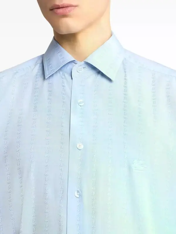 Etro Paisley-jacquard Cotton Shirt