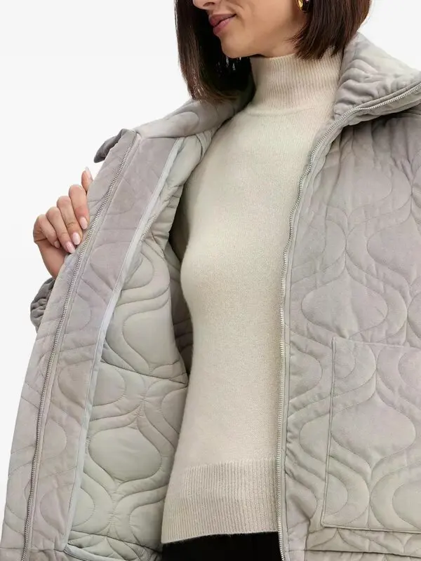 Charo Ruiz Ibiza Brume Quilted Zip Jacket