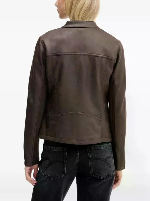 Desigual Zip-fastening Jacket - Brown