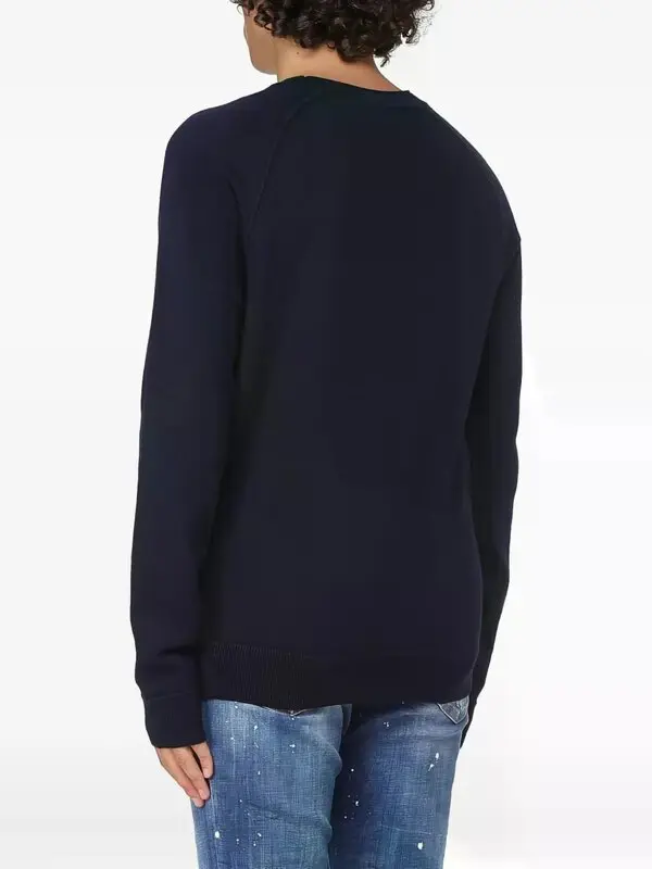 Dsquared2 V-insert Tag Sweater - Blue
