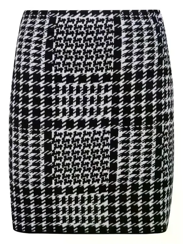 TWINSET Houndstooth Mini Skirt