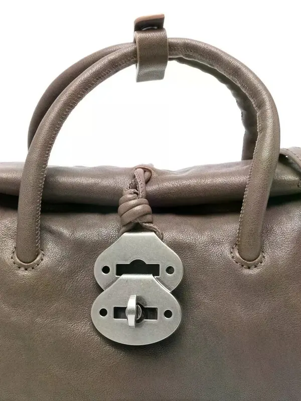 ZANELLATO Stud-embellished Tote - Brown