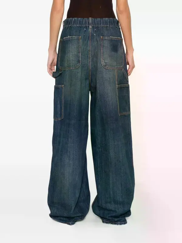 MAISON MARGIELA Panelled Trousers - Blue