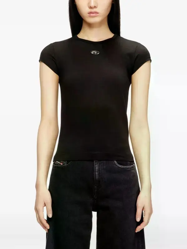 DIESEL® Logo-embroidered T-shirt