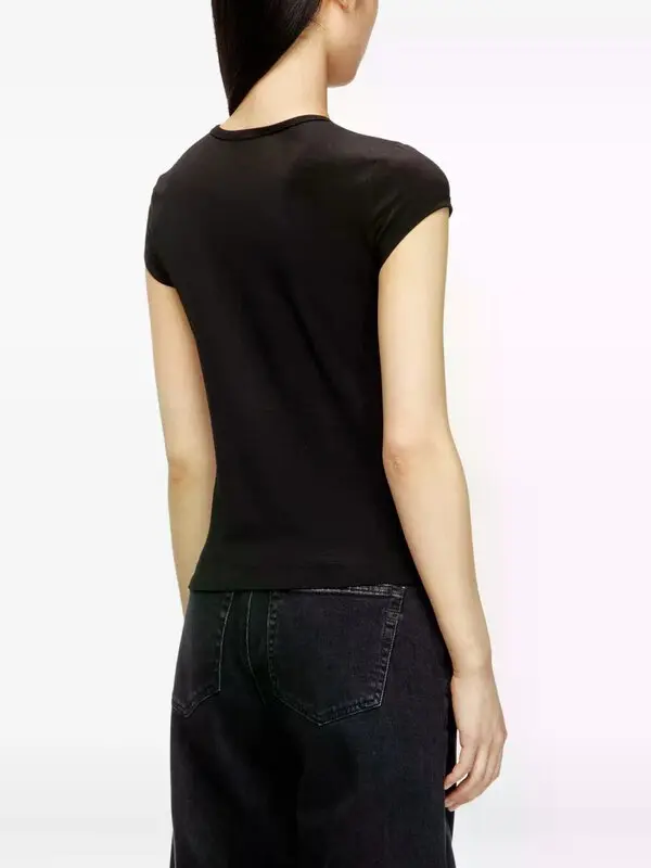 DIESEL® Logo-embroidered T-shirt