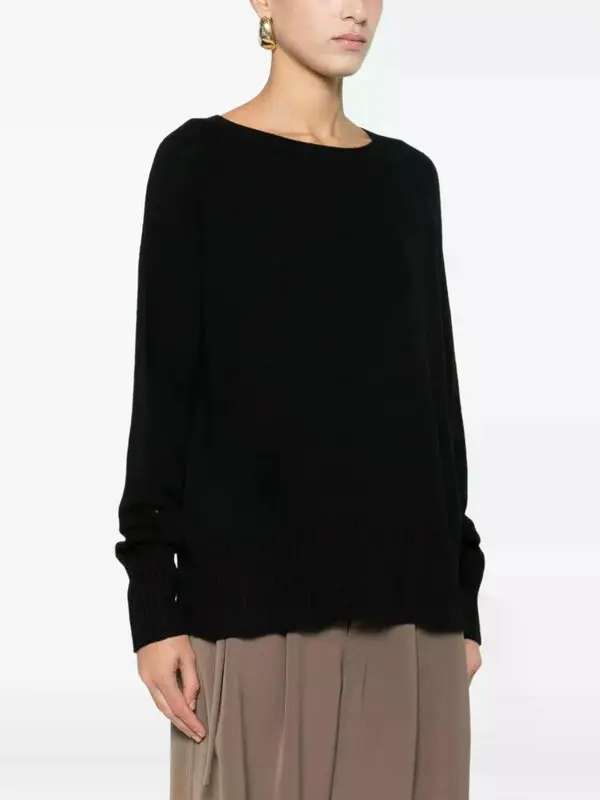 Marella Ribbed Trim Long Sleeve Jumper