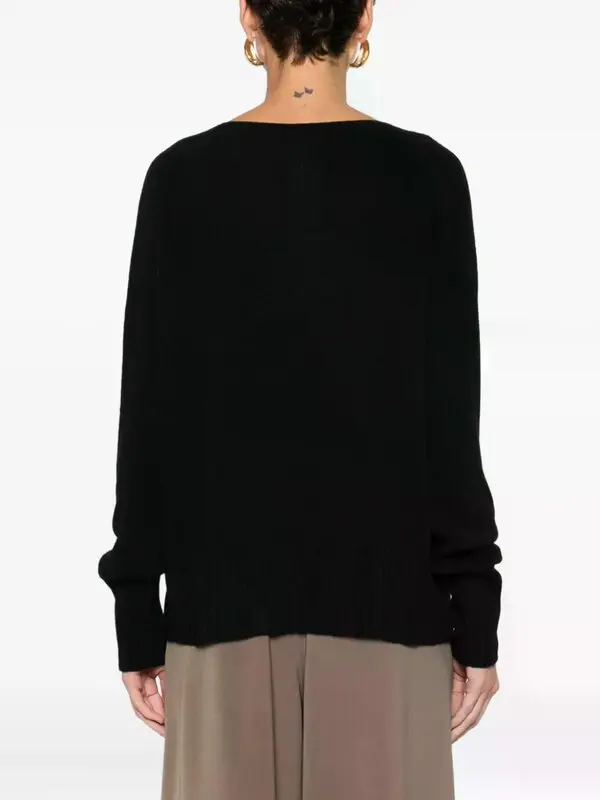 Marella Ribbed Trim Long Sleeve Jumper