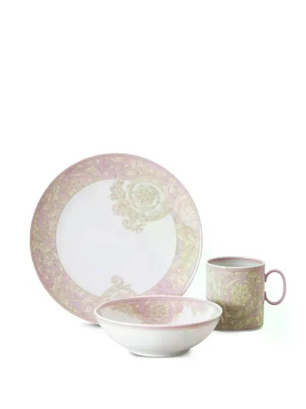 Versace X Rosenthal Barocco Table Set - White