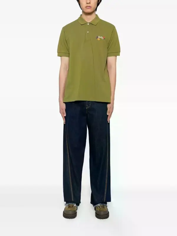 Bally Logo Cotton Polo Shirt