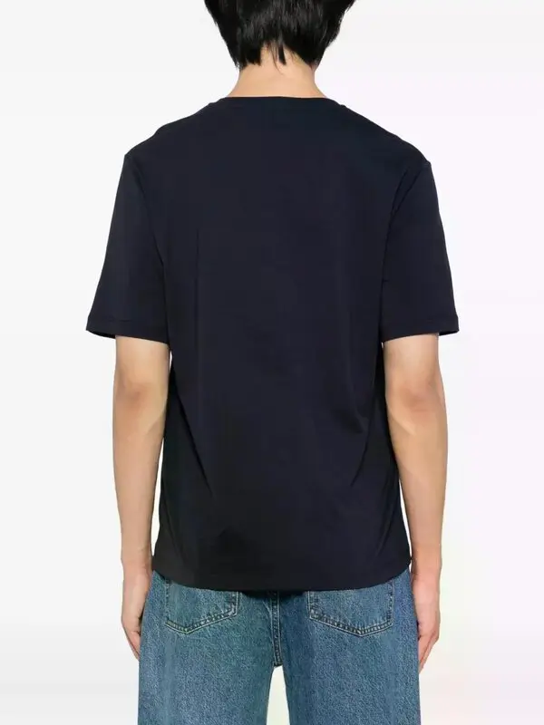 Bally Embroidered-logo T-shirt - Blue