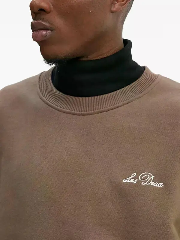 LES DEUX Logo-embroidered Sweatshirt