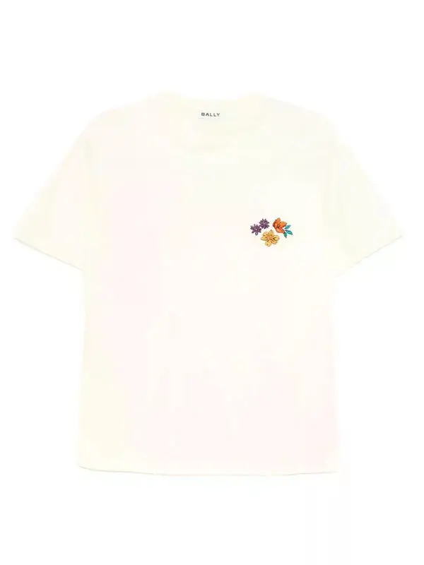 Bally Logo-print Cotton T-shirt - Yellow