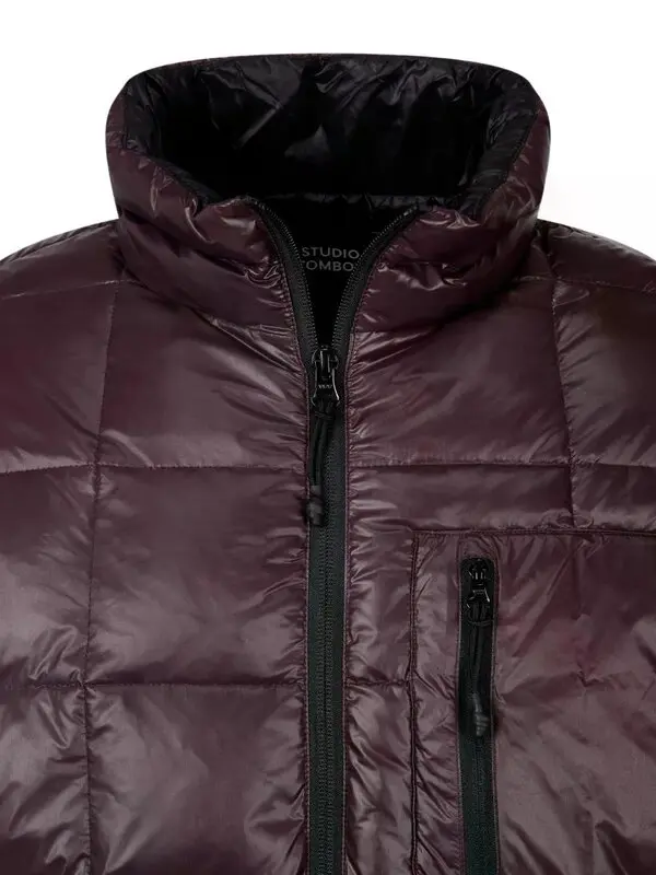 STUDIO TOMBOY Square-pattern Padded Jacket - Brown