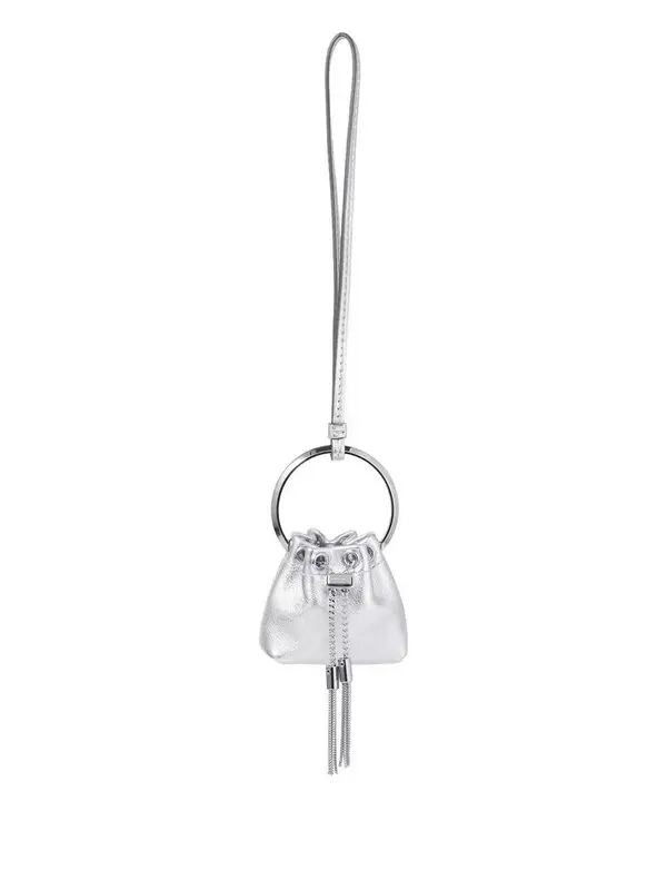 JIMMY CHOO Bon Bon Keyring Charm - Silver