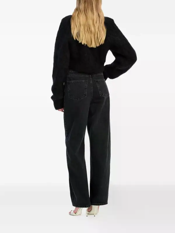 ROTATE BY BIRGER CHRISTENSEN V-neck Cardigan - Black