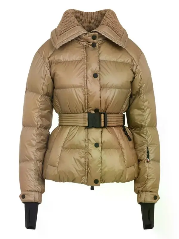 Moncler Belted Jacket - Brown