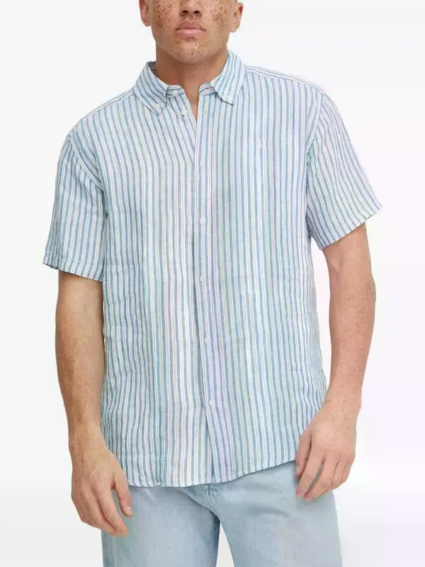 LES DEUX Striped-pattern Shirt