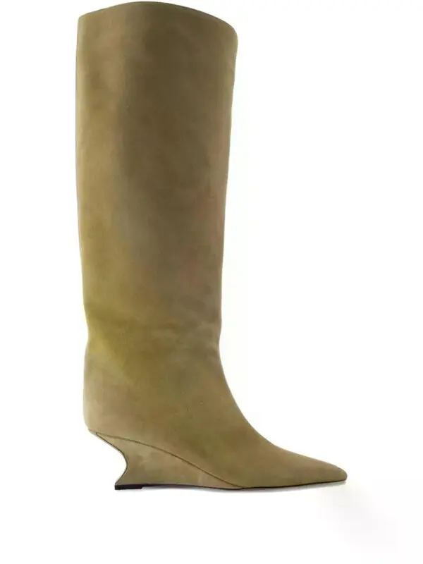 Paris Texas 50mm Nina Pointed-toe Boots - Neutrals