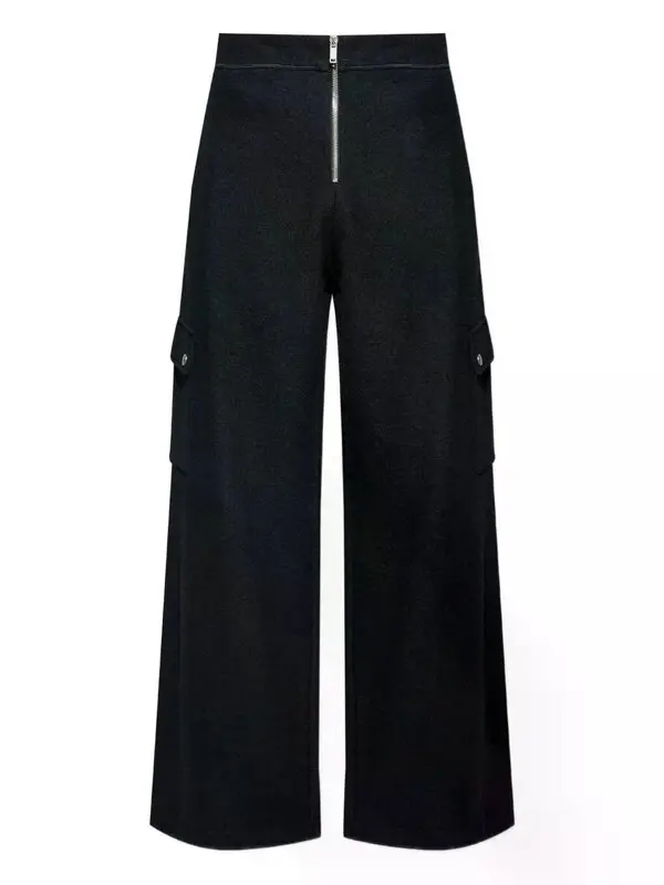 JIL SANDER Zip-fastening Wool Blend Trousers