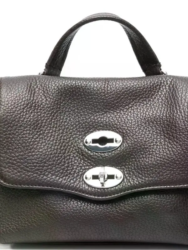 ZANELLATO Textured Twist-lock Tote