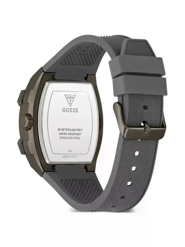 Guess Stainless Steel Multifunction 44mm Watch - Grey