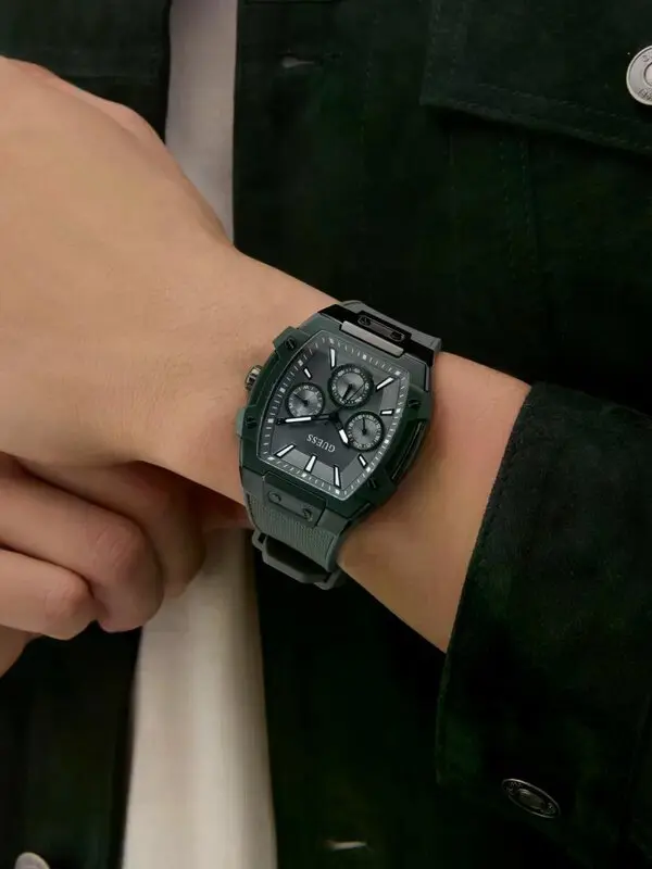 Guess Stainless Steel Multifunction 44mm Watch - Grey