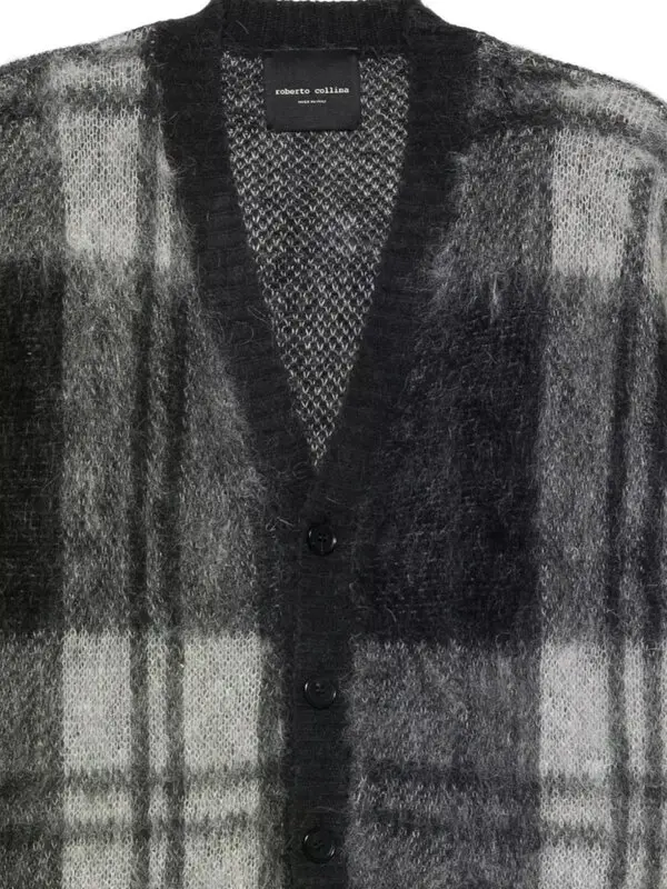 ROBERTO COLLINA Patterned Cardigan