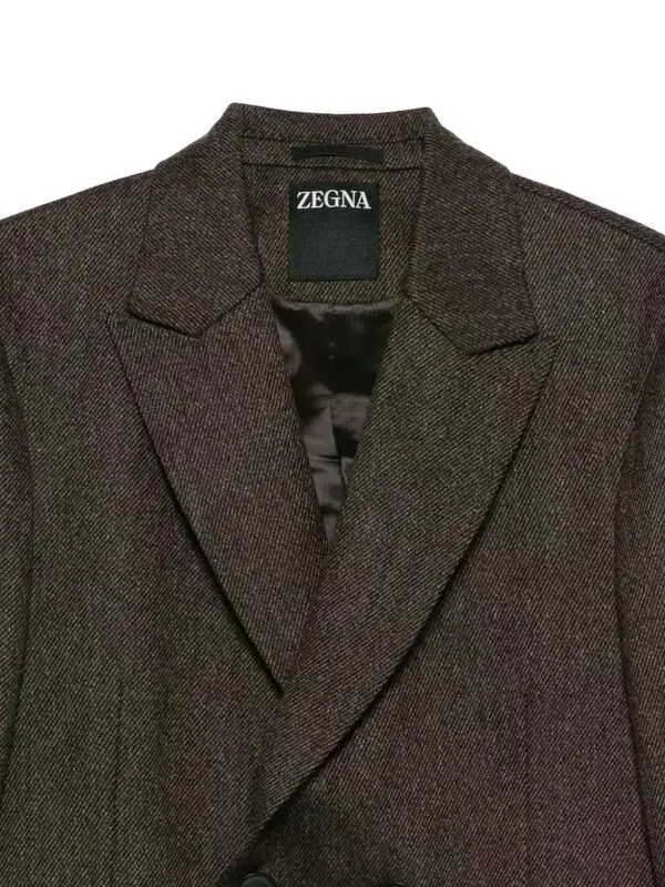 Zegna Cashmere Double-breasted Coat