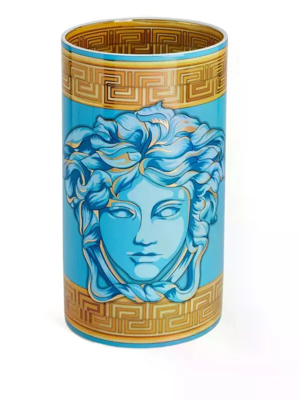 Versace Medusa Amplified Coin Vase - Blue