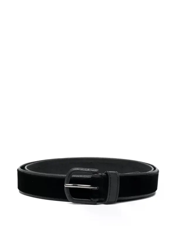 Giorgio Armani Velvet Belt - Black