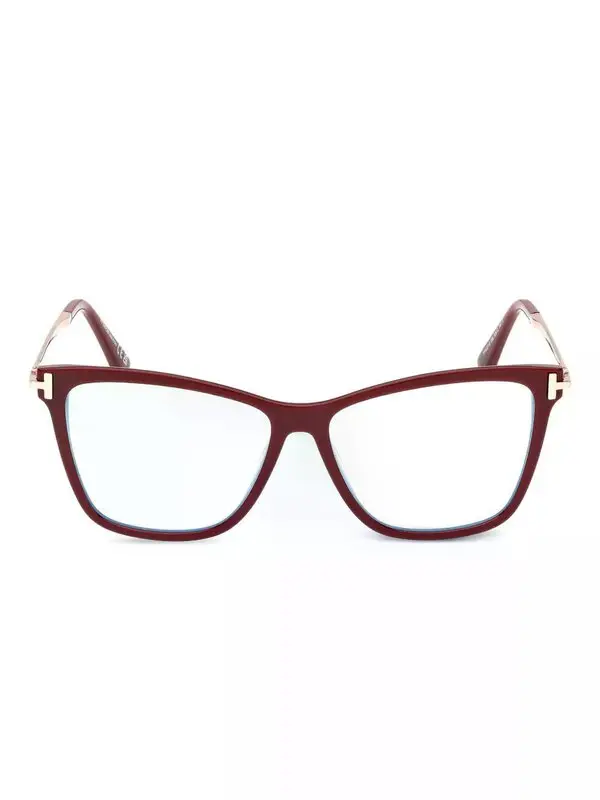 TOM FORD Cat-eye Frame Eyeglasses - Red