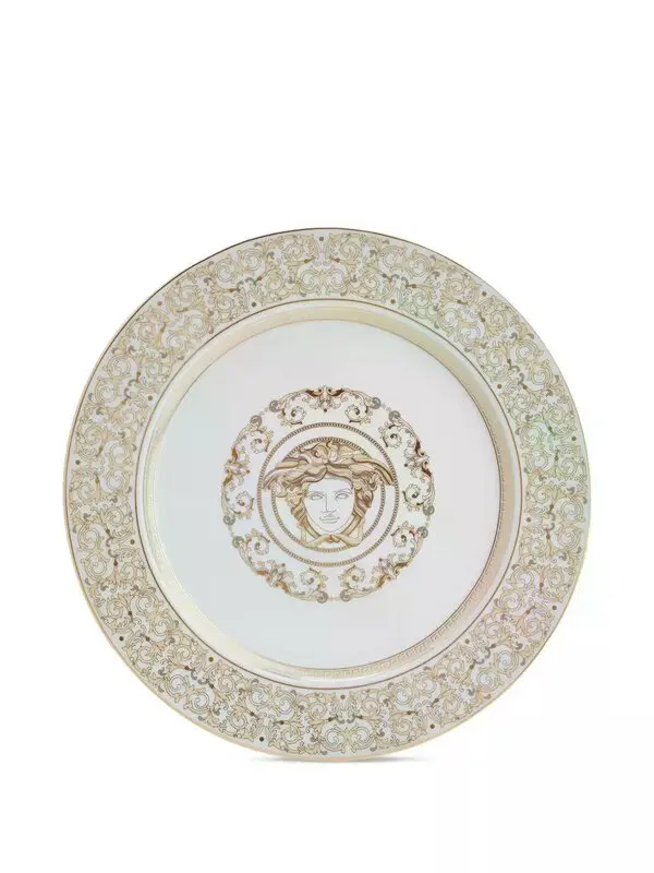Versace Medusa Gala Dinner Plate - White