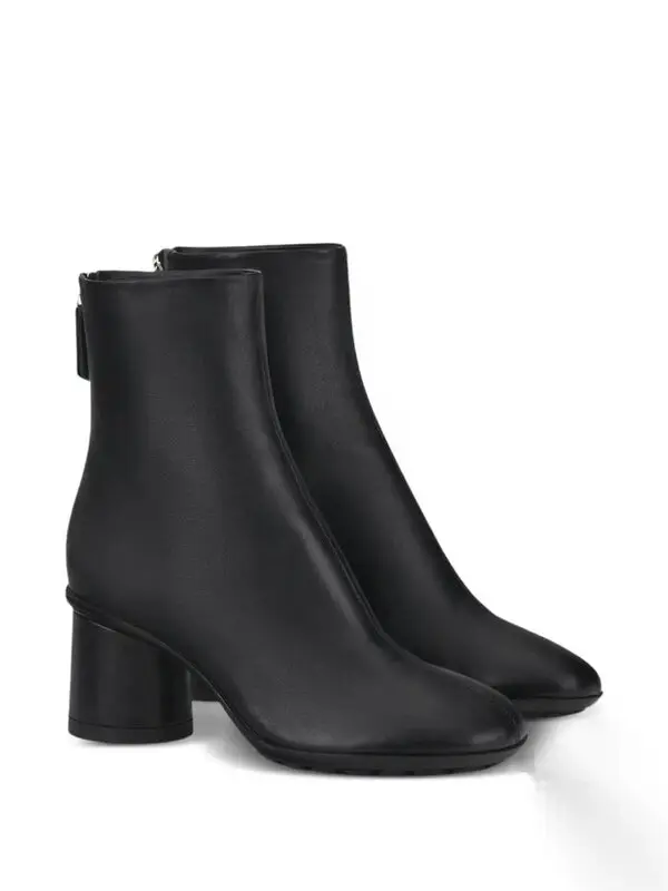 Agl 60mm Curvy Cylindrical-heel Leather Boots