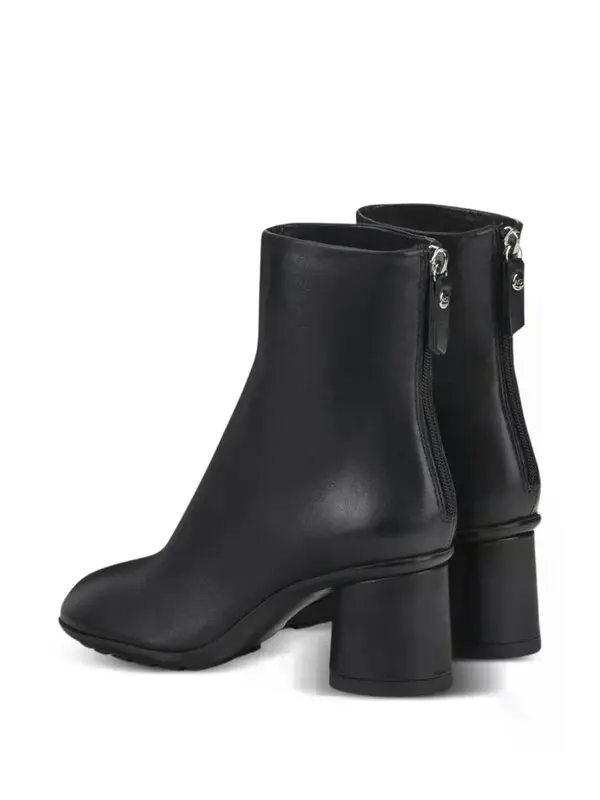 Agl 60mm Curvy Cylindrical-heel Leather Boots