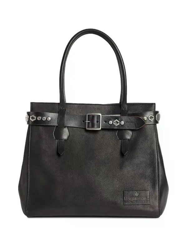 Dsquared2 Leather Tote Bag - Black